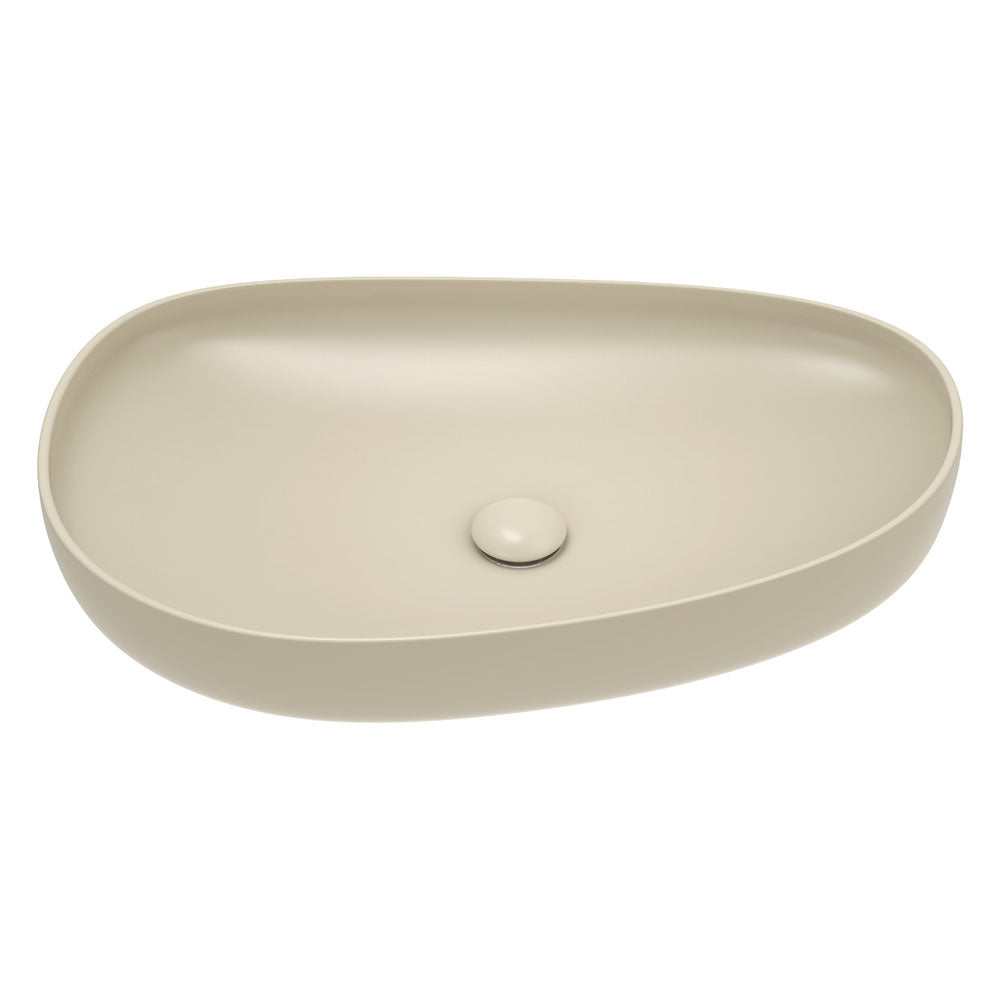 PEBBLE LARGE EDGE BASIN – Plumbed