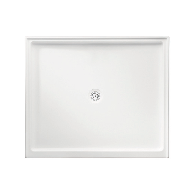 FLINDERS POLYMARBLE SHOWER BASE – Plumbed