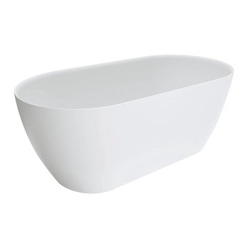 KAYA LIGHTWEIGHT RESIN STONE BATH – Plumbed